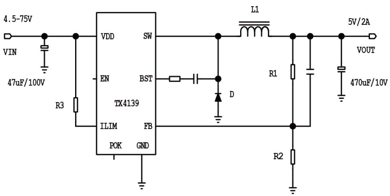 TX4138 - 开关降压恒压 - DC-DC升降压恒压芯片-LED恒流IC-充电管理芯片-单片机系列芯片-芯鼎盛技术